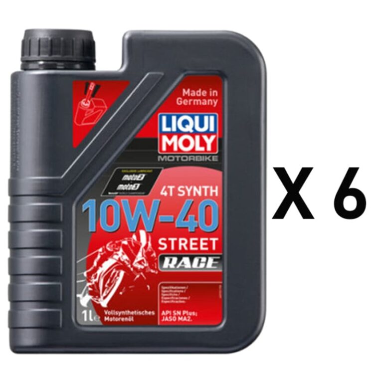 ACEITE DE MOTOR PARA MOTO 4T 10W40 RACE SINTETICO MA2 1L | LIQUI MOLY ...